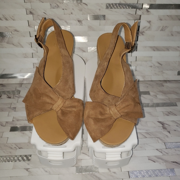 UGG | Shoes | Ugg Camilla Suede Bow Espadrille Sandal | Poshmark